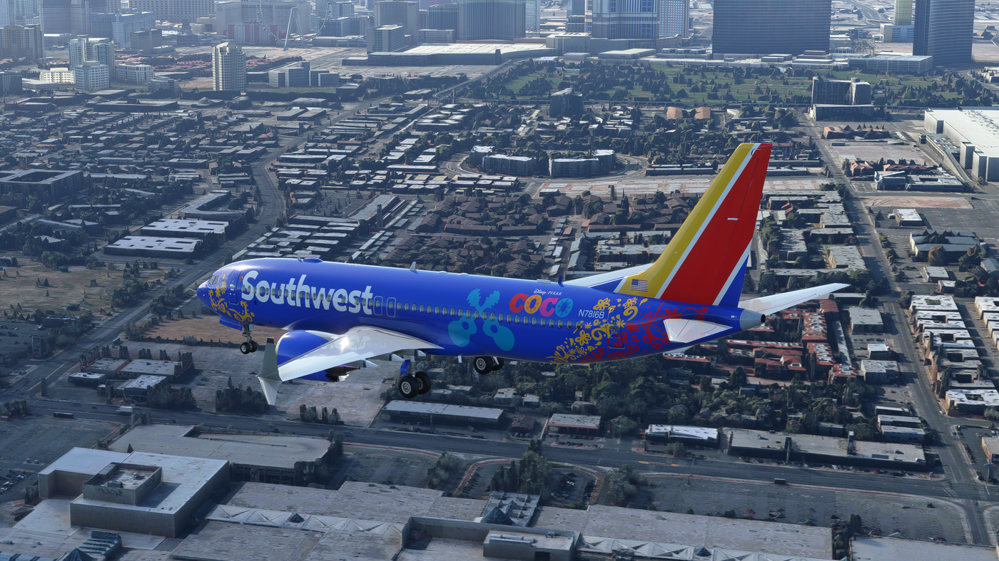 Southwest "Coco" B737 MAX - [HD] for Microsoft Flight Simulator | MSFS