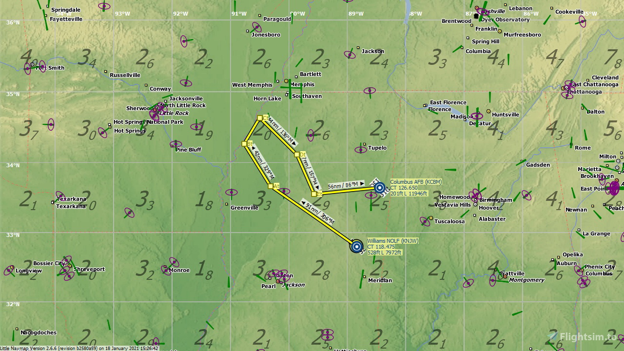 North American Low-Level MTRS Pack 2 - IR-050 to IR-103 for Microsoft ...