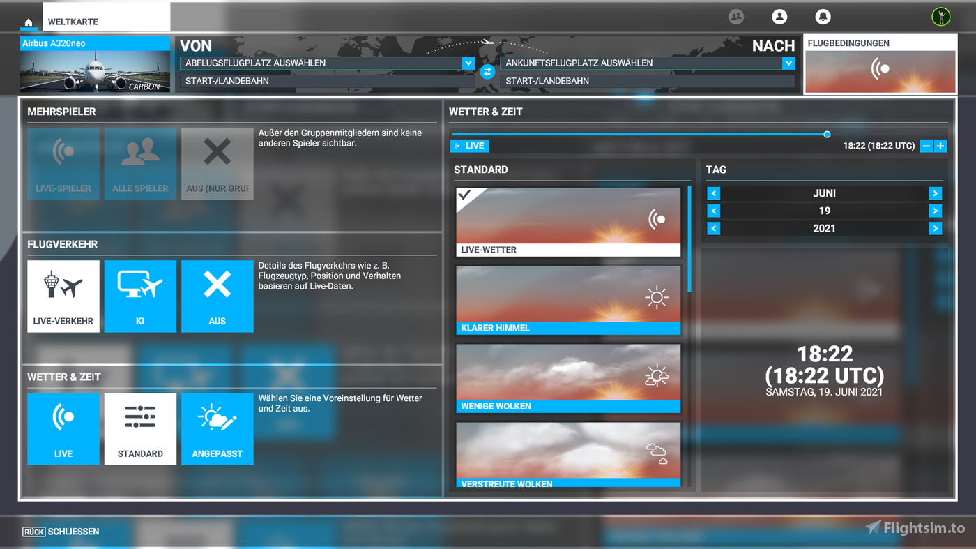 MS FS 2020 - Modern UI for Microsoft Flight Simulator | MSFS