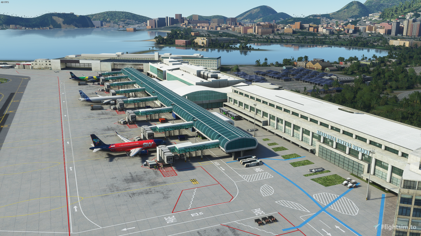Aeroporto Santos Dumont (SBRJ) for Microsoft Flight Simulator | MSFS