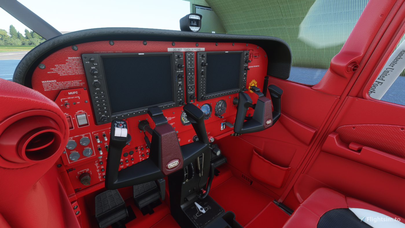 C172 G1000 - Manchester United (Including Interior) for Microsoft Flight Simulator | MSFS