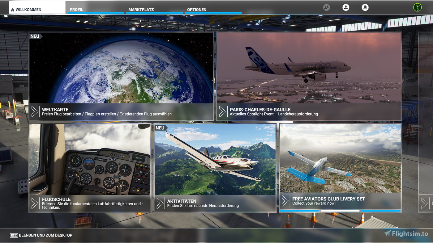 MS FS 2020 - Modern UI for Microsoft Flight Simulator | MSFS