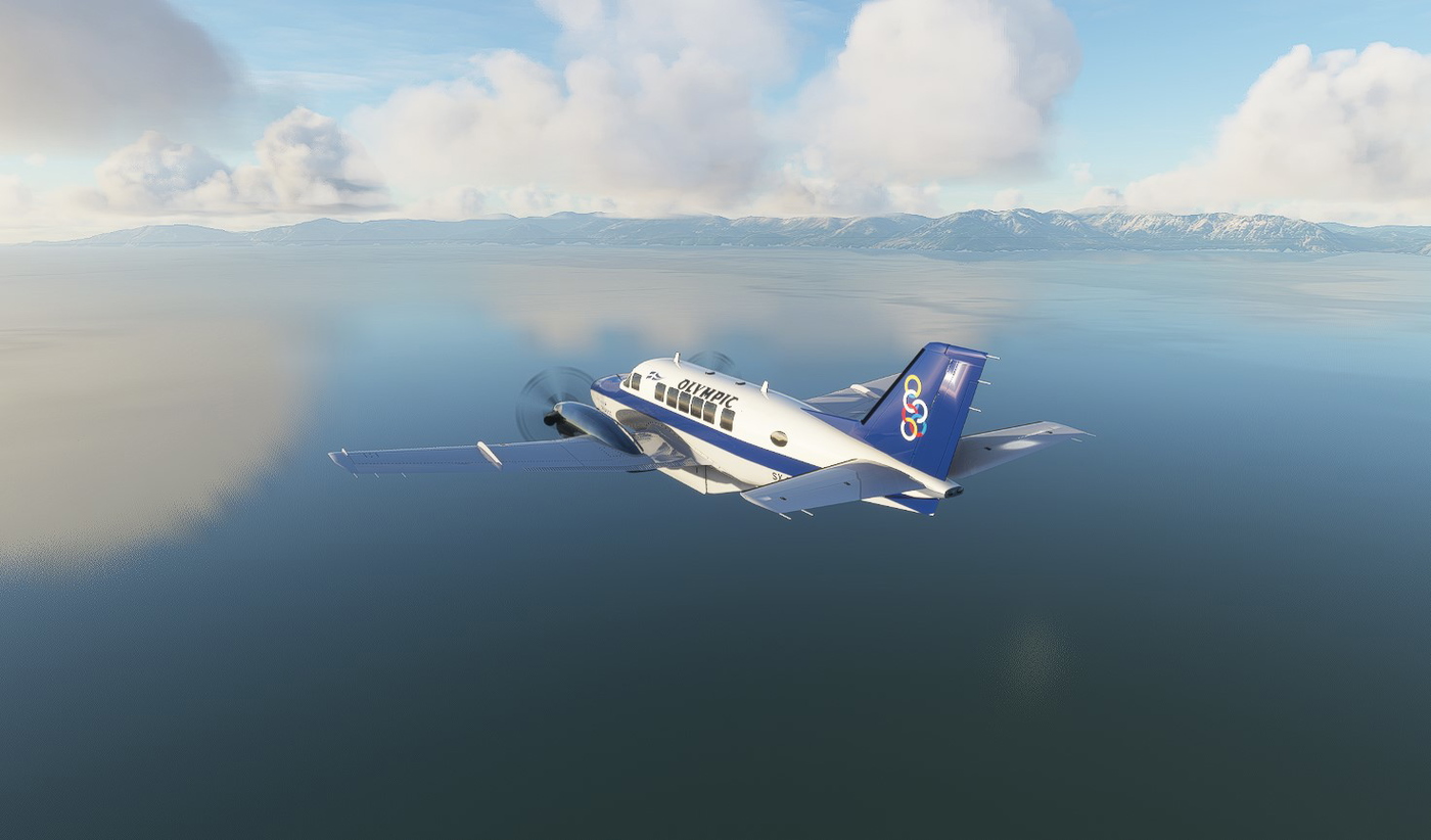 VIRTUALCOL - BEECH99B Olympic airways for Microsoft Flight Simulator | MSFS