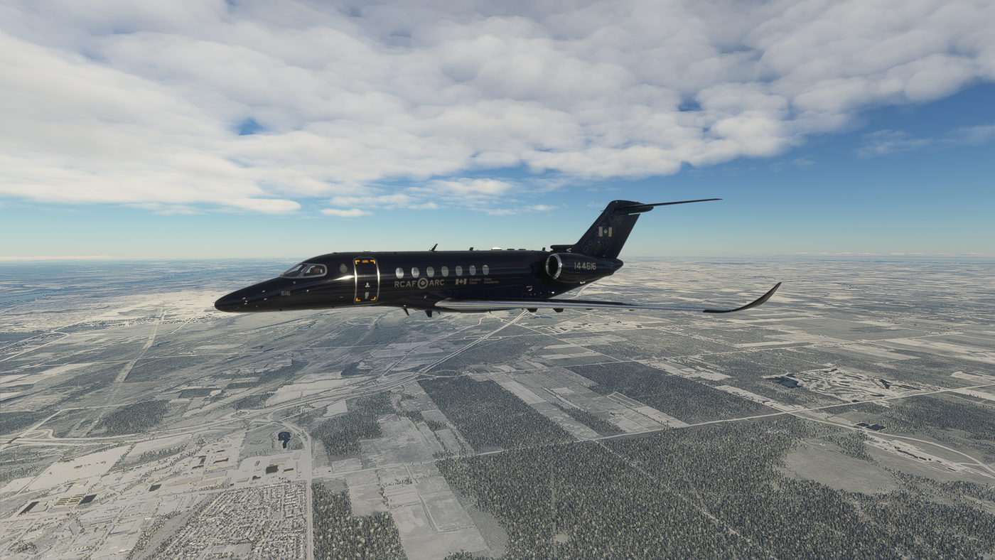 Fictional RCAF Special Transport Jet for Microsoft Flight Simulator | MSFS
