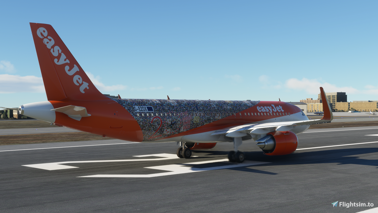EasyJet 20 Years (G-EZOX) A320 Neo - 8K for Microsoft Flight Simulator ...