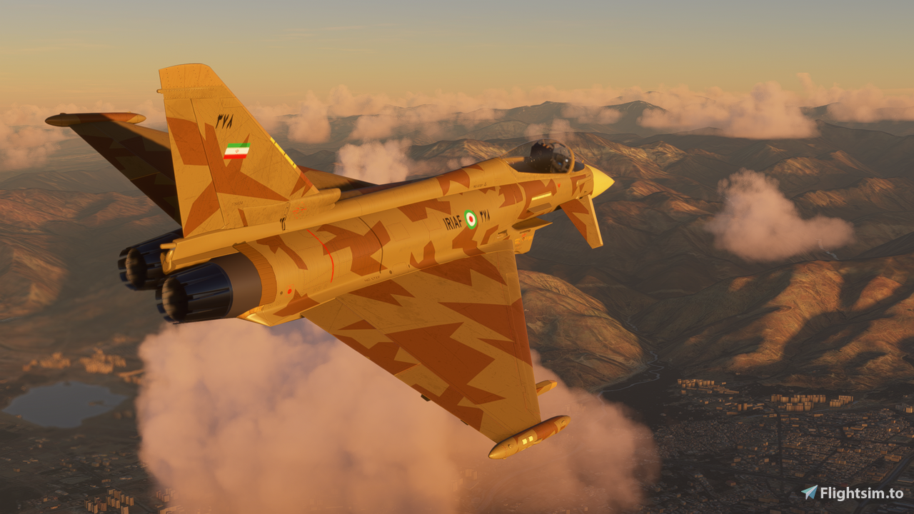 Iran Air Force Fictional Livery | EUROFIGHTER TYPHOON for Microsoft ...