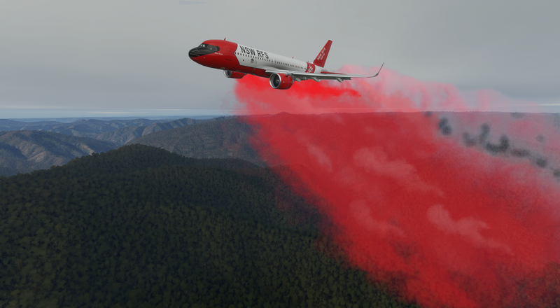 NSW Rural Fire Service (RFS) Water Bomber A320 Livery for Microsoft ...