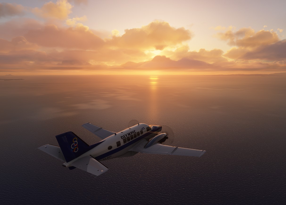 VIRTUALCOL - BEECH99B Olympic airways for Microsoft Flight Simulator | MSFS