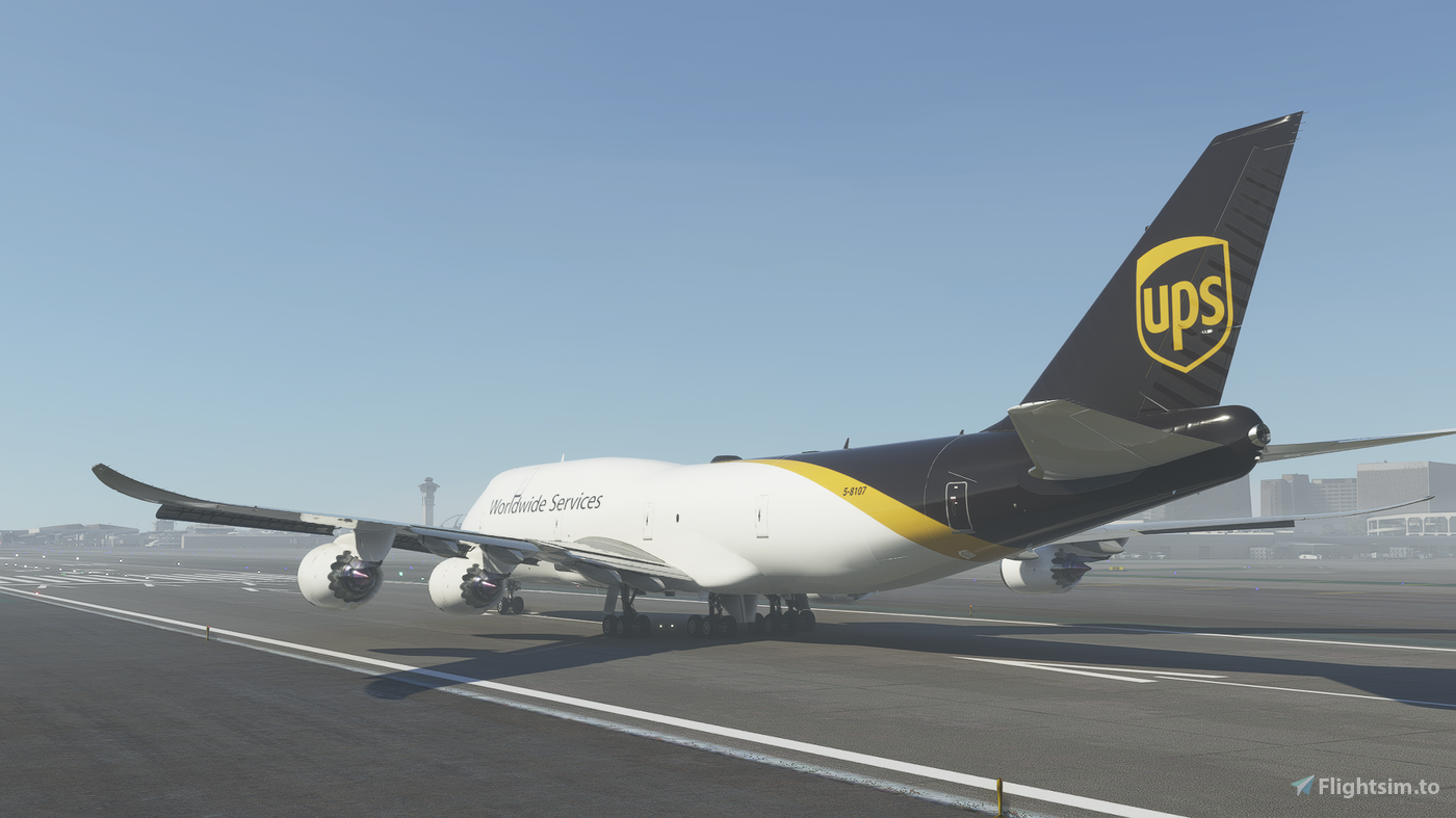 UPS Boeing 747-8F (2 Versions - With and Without Text Mirroring) - 8K ...