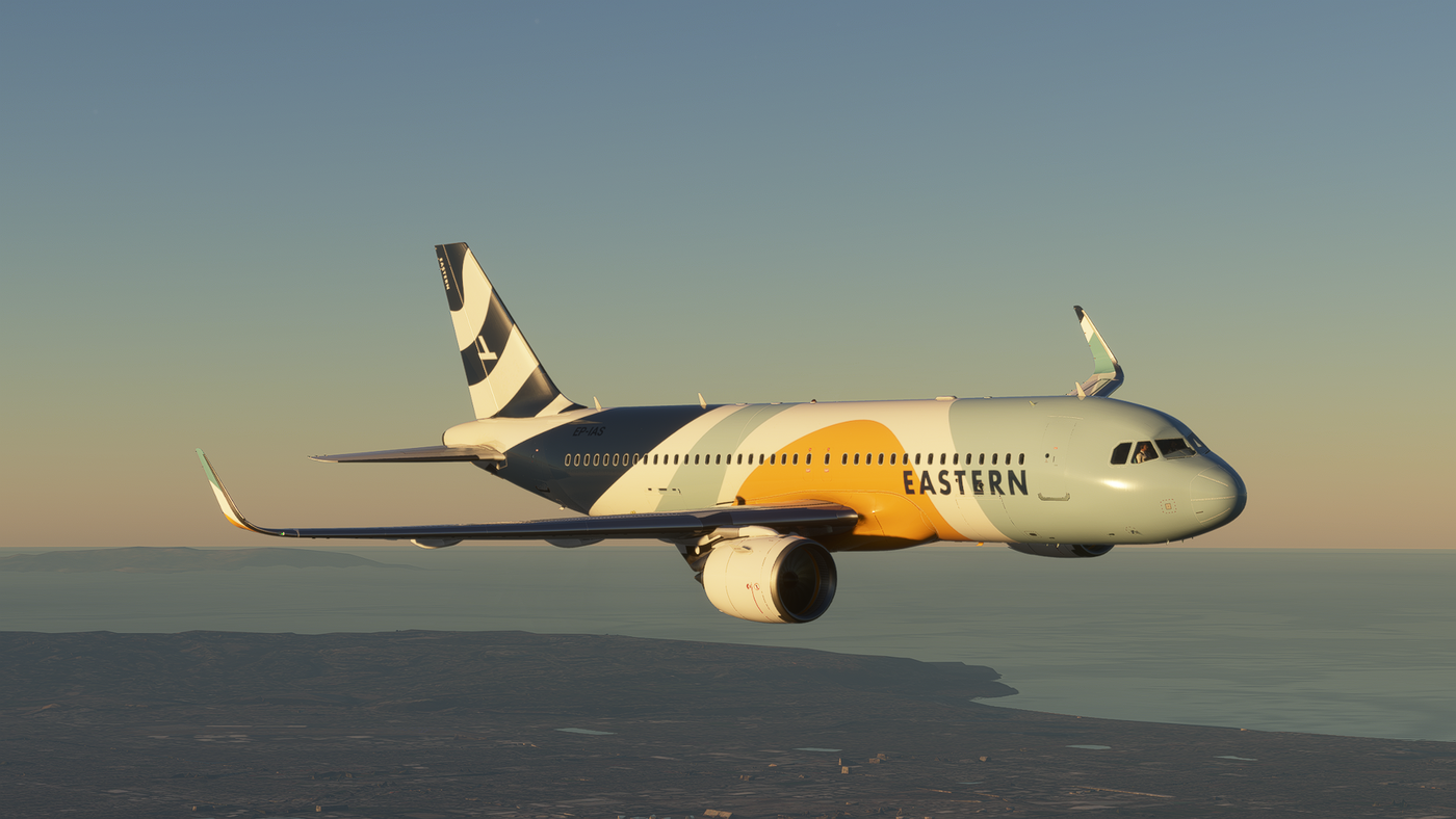 Eastern Airlines A320 Neo Livery - 8K for Microsoft Flight Simulator | MSFS