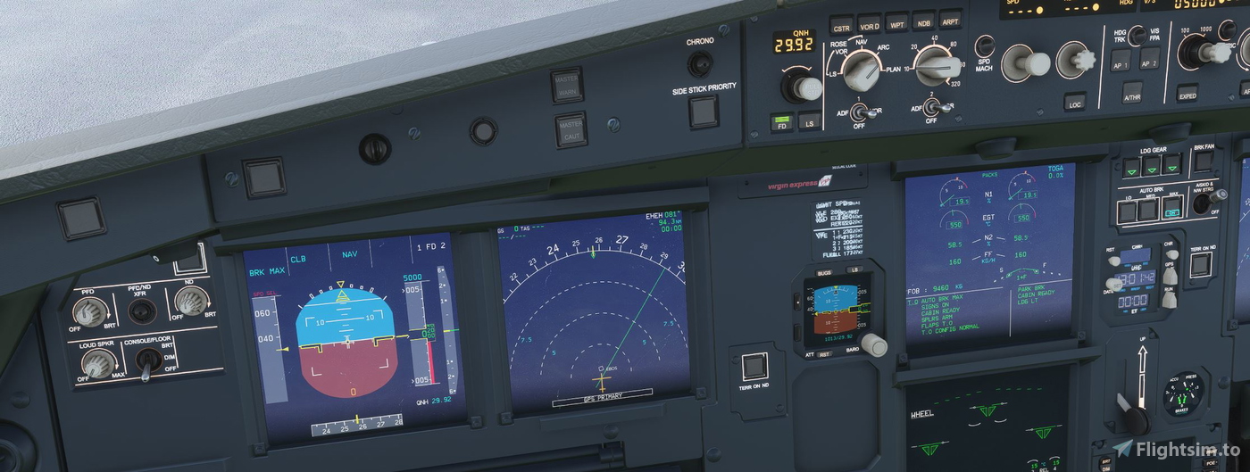 VIRGIN EXPRESS Selcal Code Plate for A32NX for Microsoft Flight ...