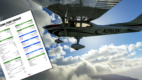 Mooney M20J Ovation Checklist for Microsoft Flight Simulator | MSFS