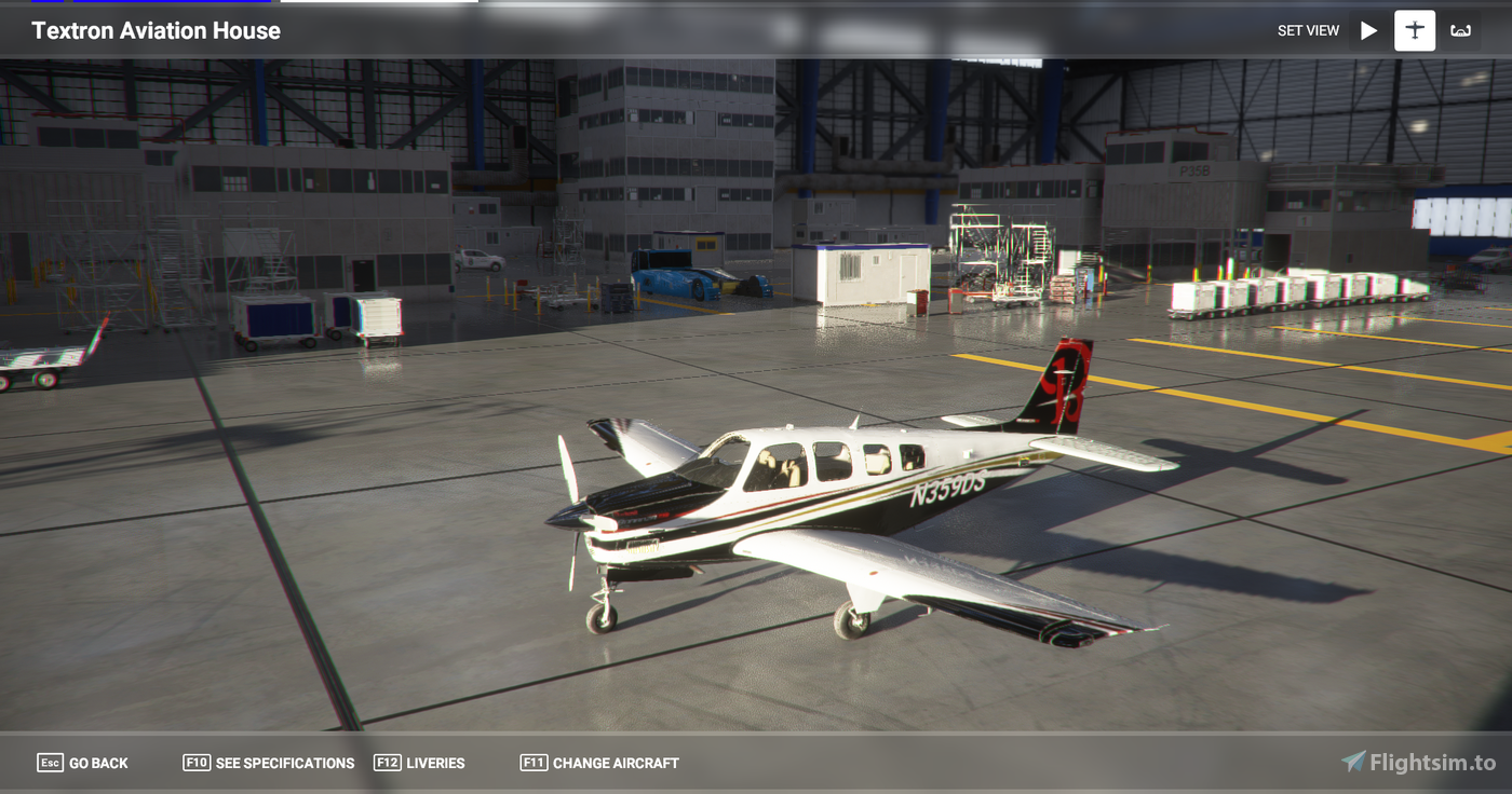 Beech Bonanza G36 House Colors for Microsoft Flight Simulator | MSFS
