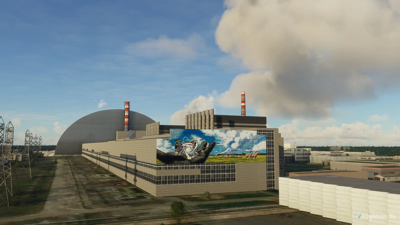 Chernobyl NPP and Pripyat town for Microsoft Flight Simulator | MSFS