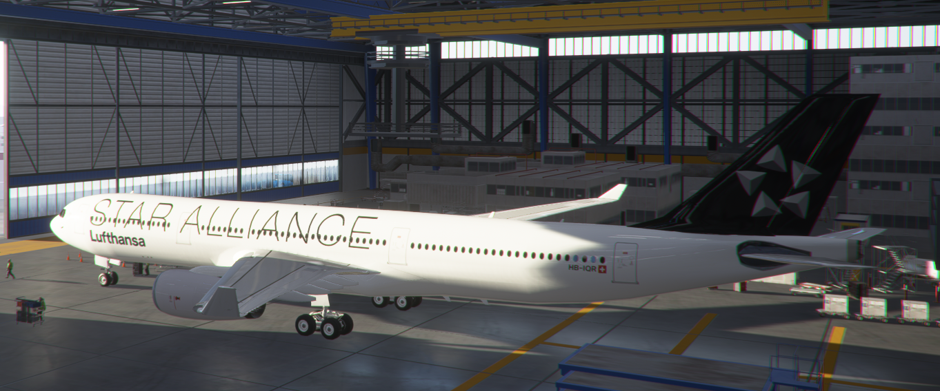 Lufthansa Star Alliance Livery HB-IQR A330-300 for Microsoft Flight ...
