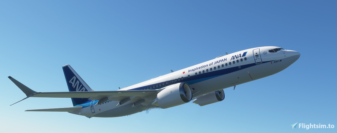 bredok3d 737max ANA for Microsoft Flight Simulator | MSFS