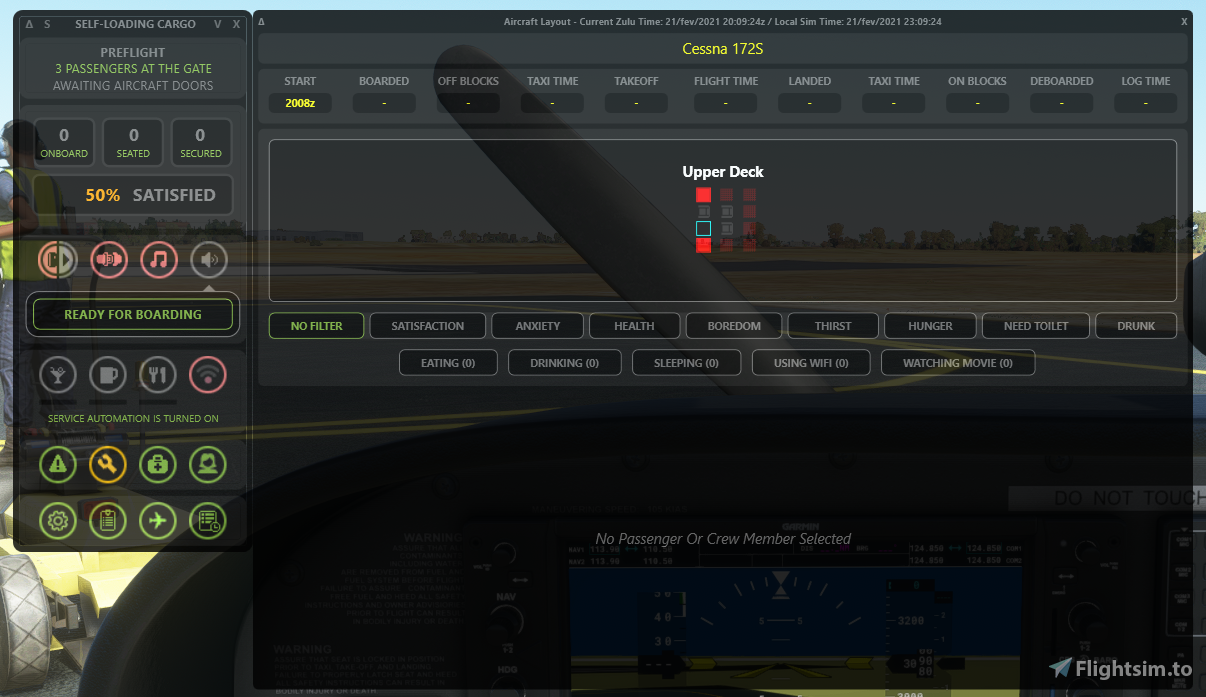 SELF LOADING CARGO - Layout for MSFS for Microsoft Flight Simulator | MSFS