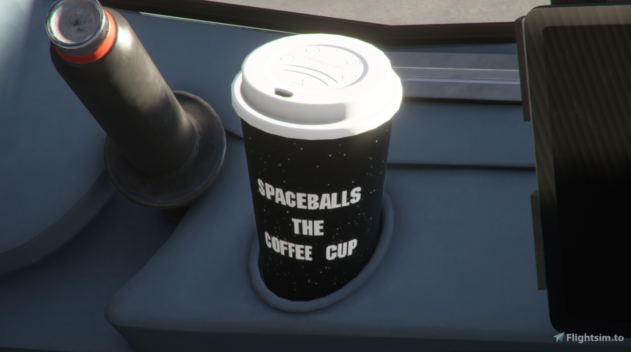 SPACEBALLS THE COFFEE CUP for Microsoft Flight Simulator | MSFS