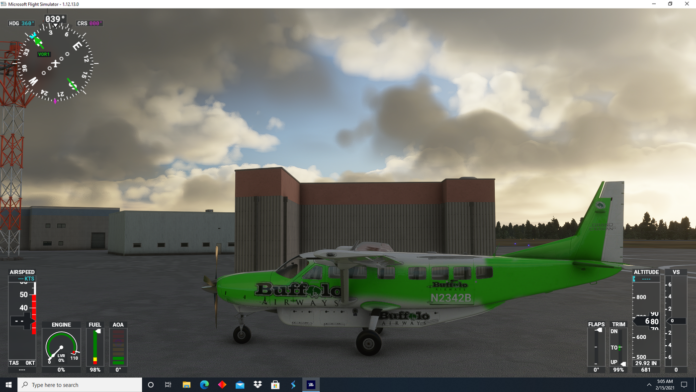 Cessna 208b Buffalo airways livery pour Microsoft Flight Simulator | MSFS