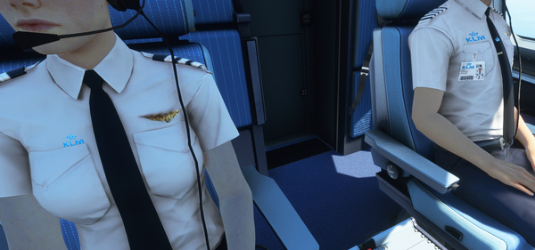updated klm pilots shirts for Microsoft Flight Simulator | MSFS