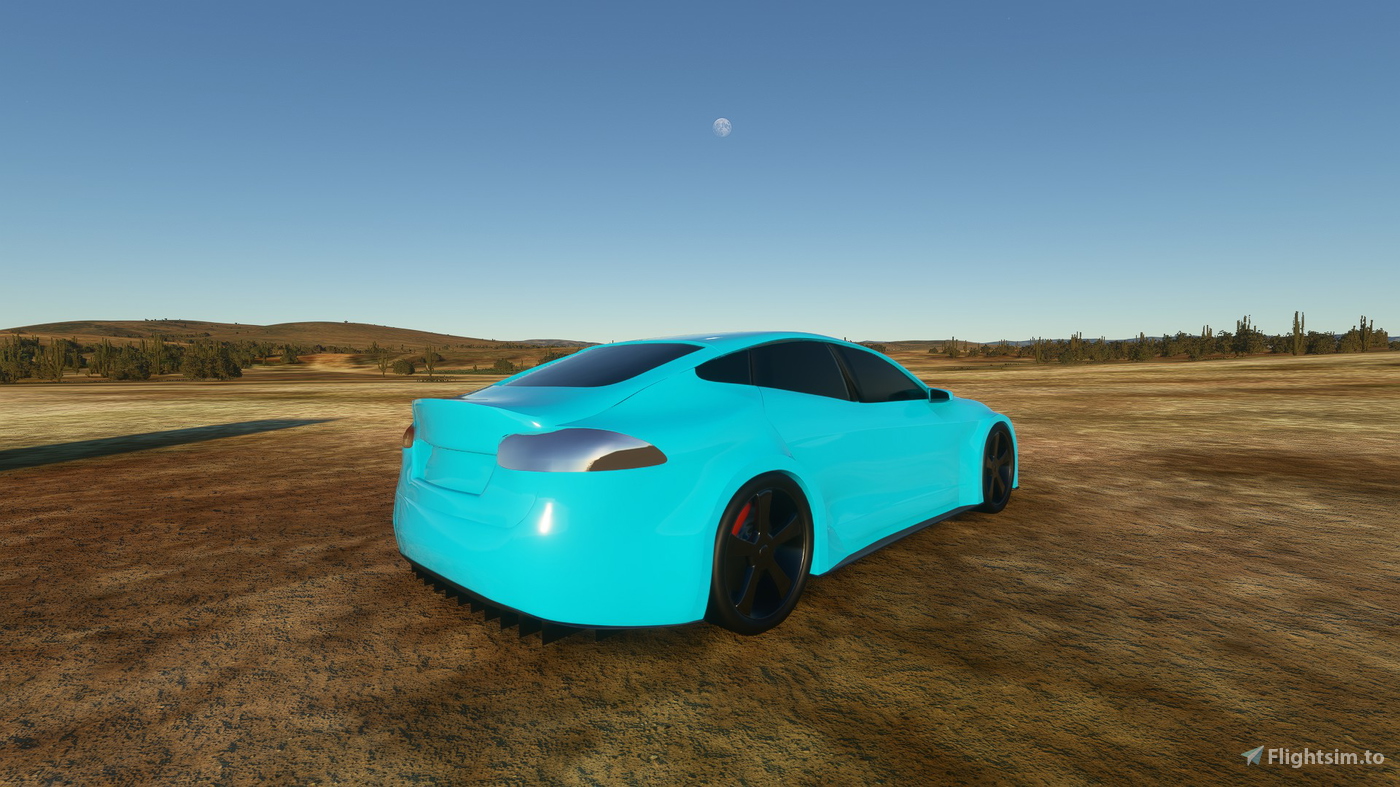 Tesla Model S Sport Concept Pack for Microsoft Flight Simulator | MSFS