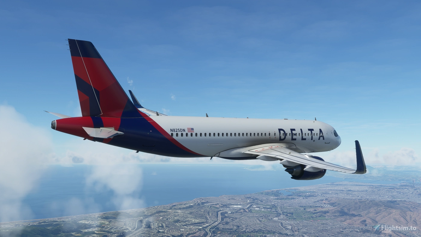 Delta Air A320 Neo - 8K for Microsoft Flight Simulator | MSFS