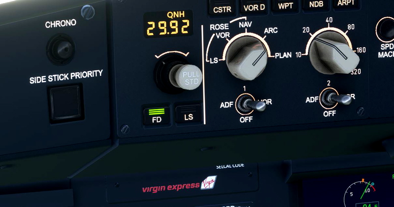 VIRGIN EXPRESS Selcal Code Plate for A32NX para Microsoft Flight ...