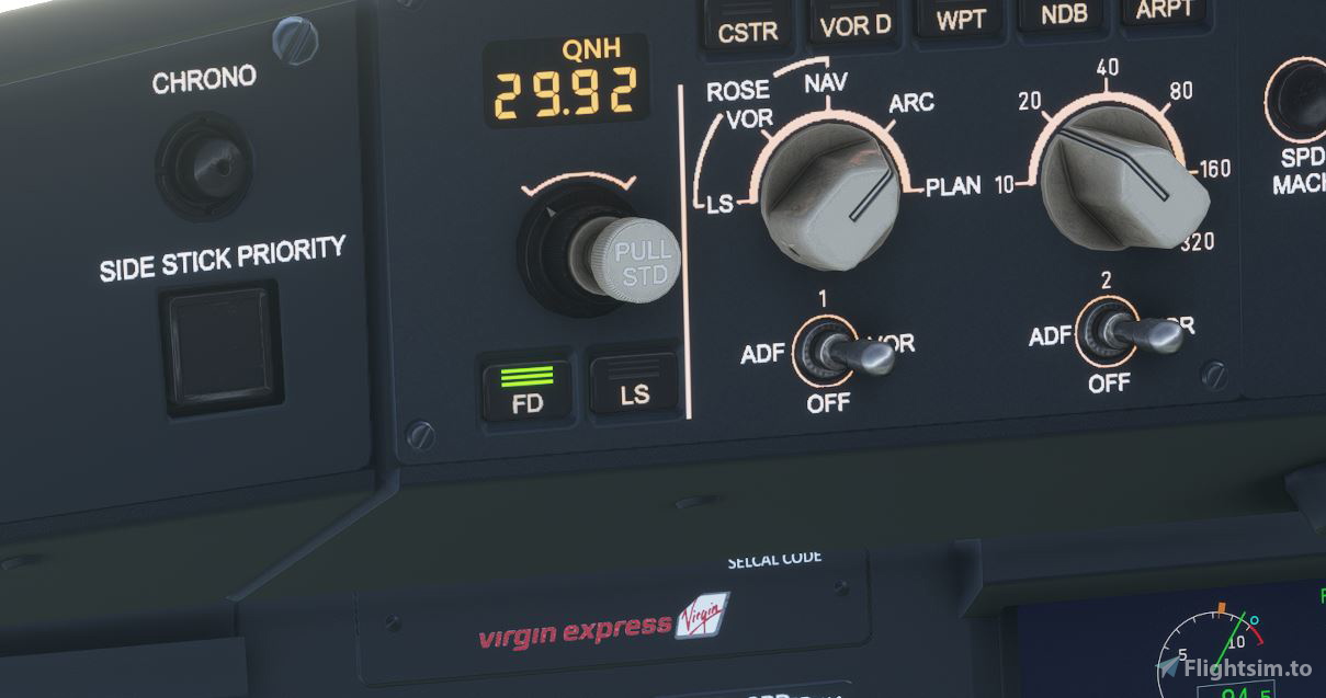 VIRGIN EXPRESS Selcal Code Plate for A32NX pro Microsoft Flight ...