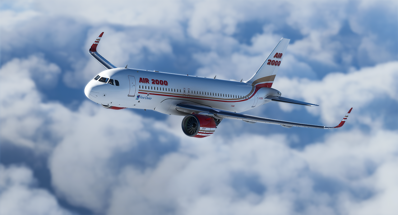 Air 2000 1987 Colours "AIR2BOB" for Microsoft Flight Simulator | MSFS