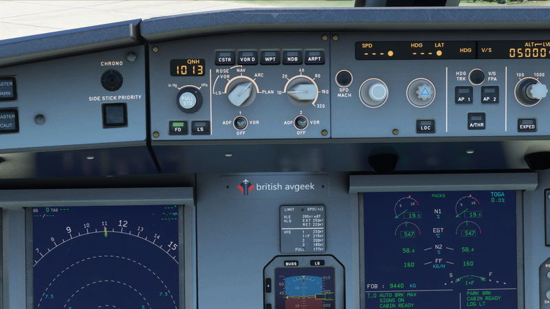 Cockpit Additions for FlyByWire A32NX on Microsoft Flight Simulator
