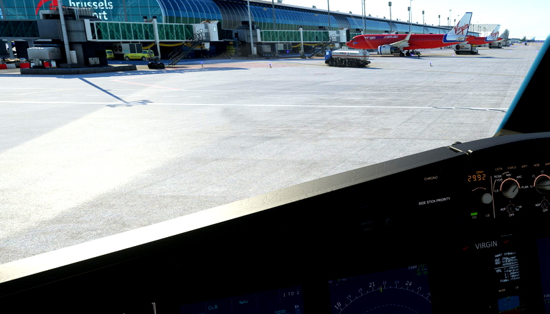 VIRGIN Selcal Code Plate for A32NX for Microsoft Flight Simulator | MSFS