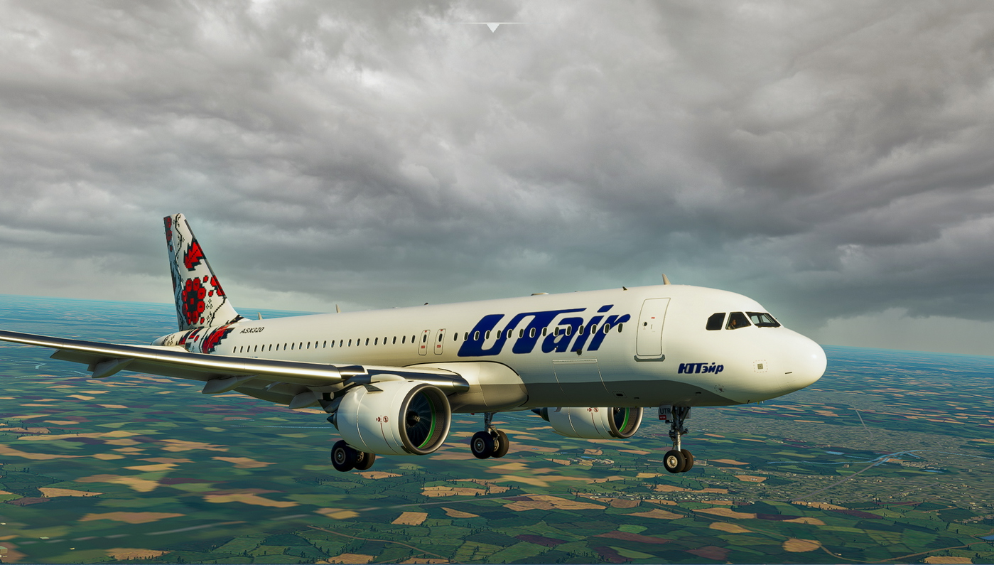 Utair A320 neo livery (with Ukrainian ornaments) for Microsoft Flight ...