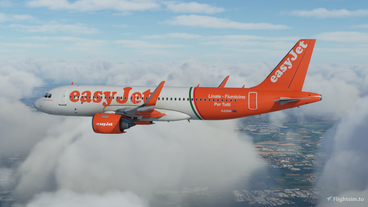 EasyJet G-EZIW A320 Neo - 8K for Microsoft Flight Simulator | MSFS