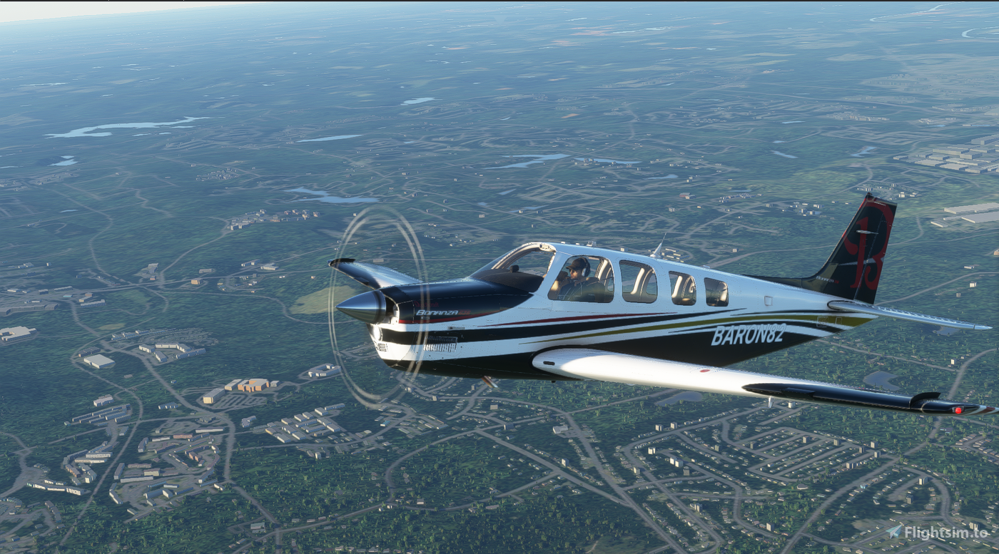 Beech Bonanza G36 House Colors for Microsoft Flight Simulator | MSFS