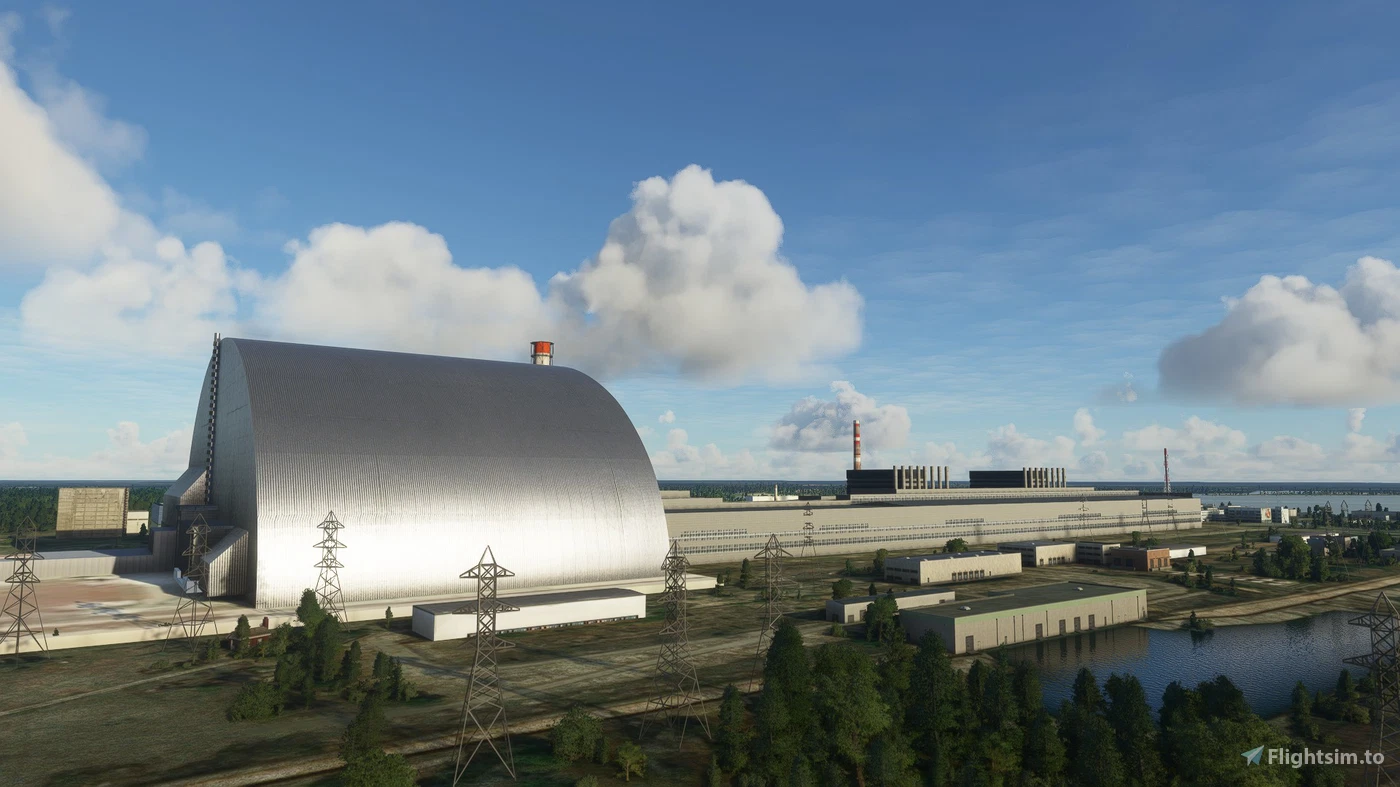 Chernobyl NPP and Pripyat town for Microsoft Flight Simulator | MSFS