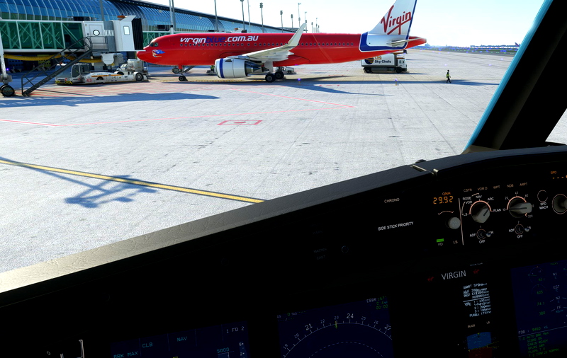 VIRGIN Selcal Code Plate for A32NX for Microsoft Flight Simulator | MSFS