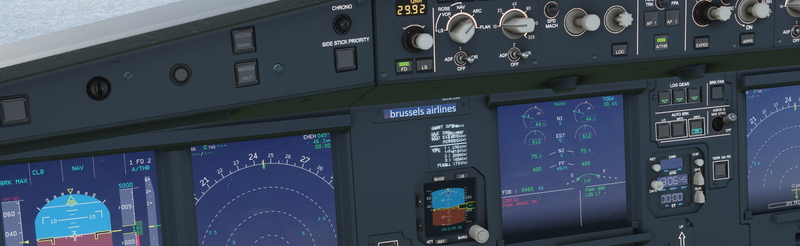 Cockpit Additions for FlyByWire A32NX on Microsoft Flight Simulator