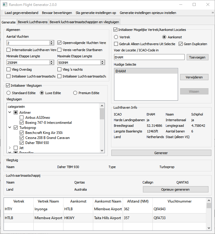 Random Flight Generator for Microsoft Flight Simulator | MSFS