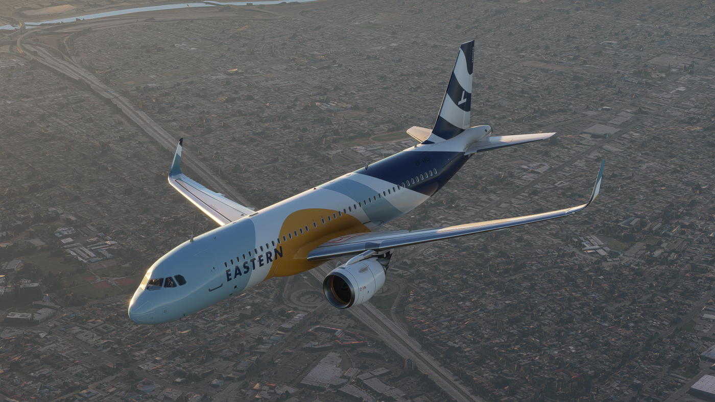 Eastern Airlines A320 Neo Livery - 8K for Microsoft Flight Simulator | MSFS