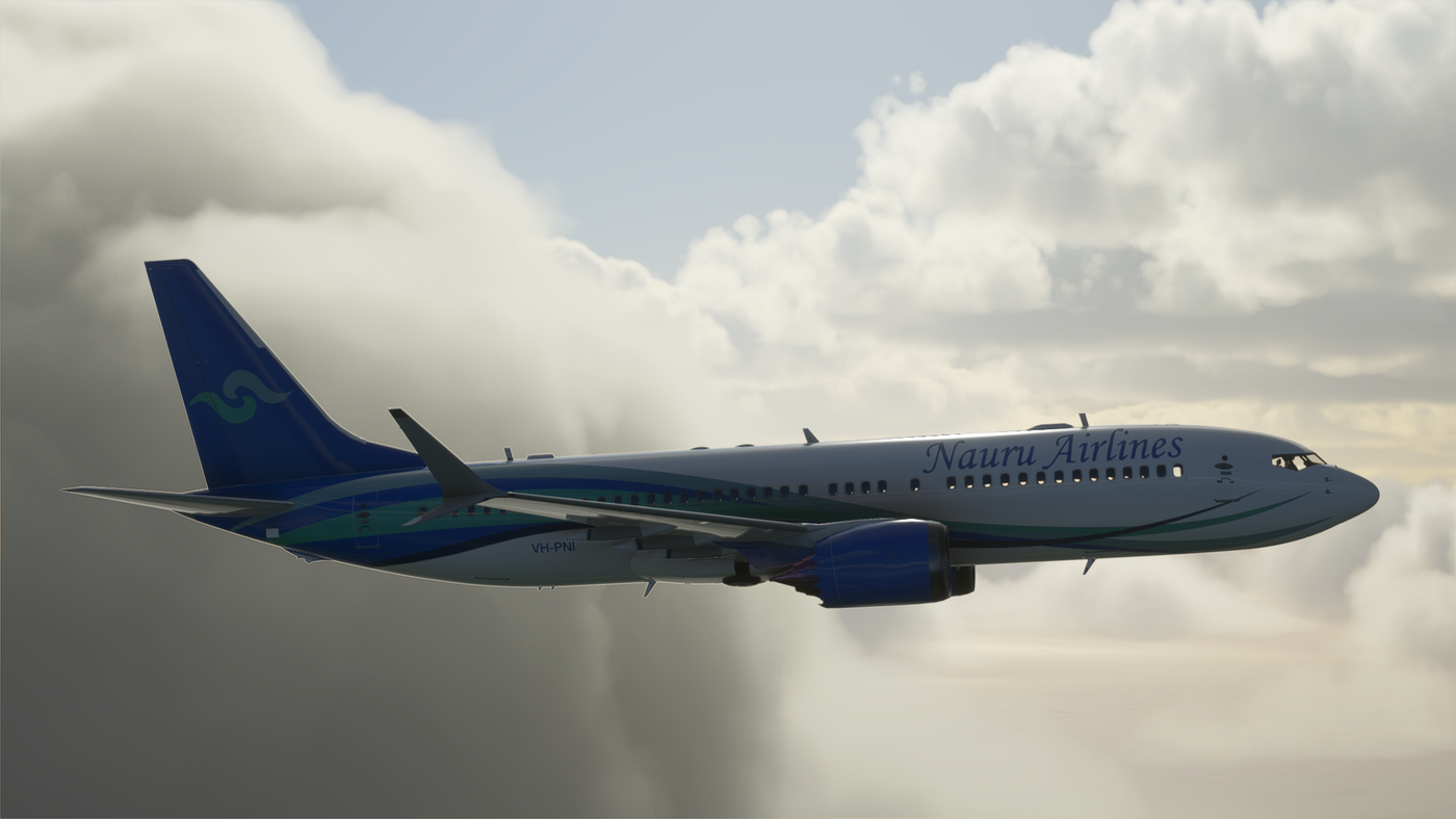 Nauru Airlines Boeing 737 - (5K*10K) for Microsoft Flight Simulator | MSFS