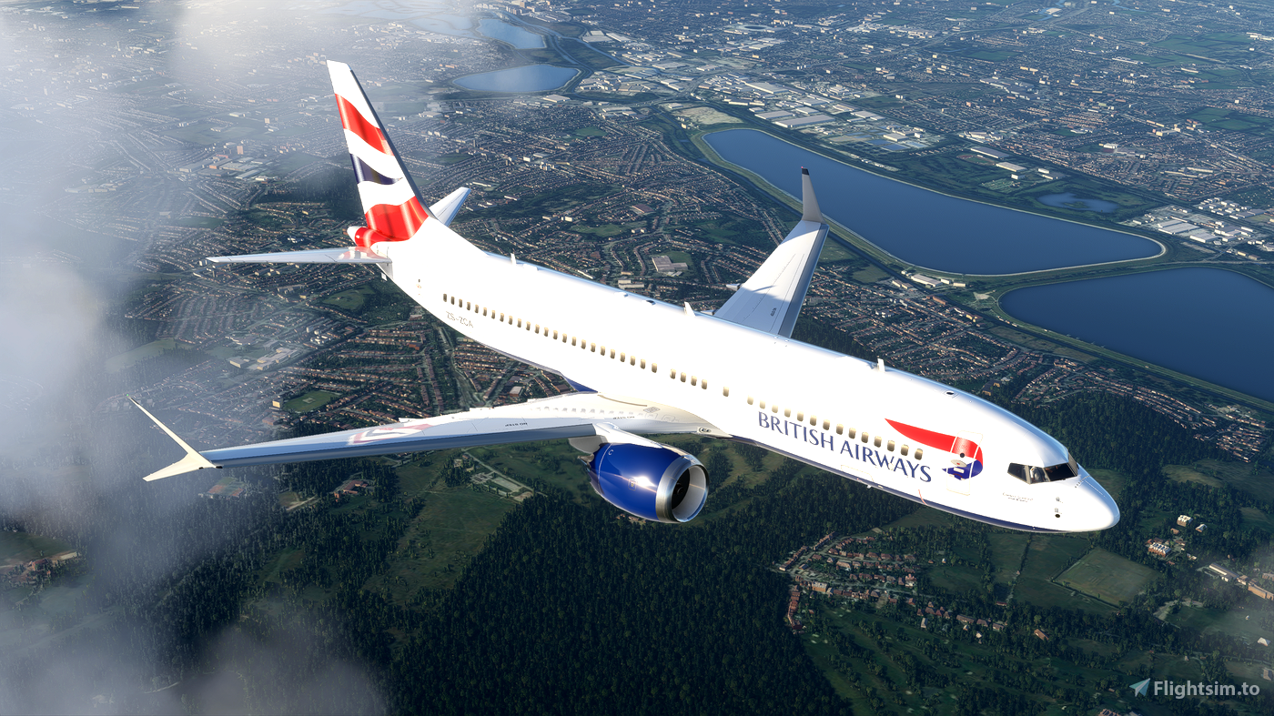 British Airways 737 MAX - [HD] » Microsoft Flight Simulator