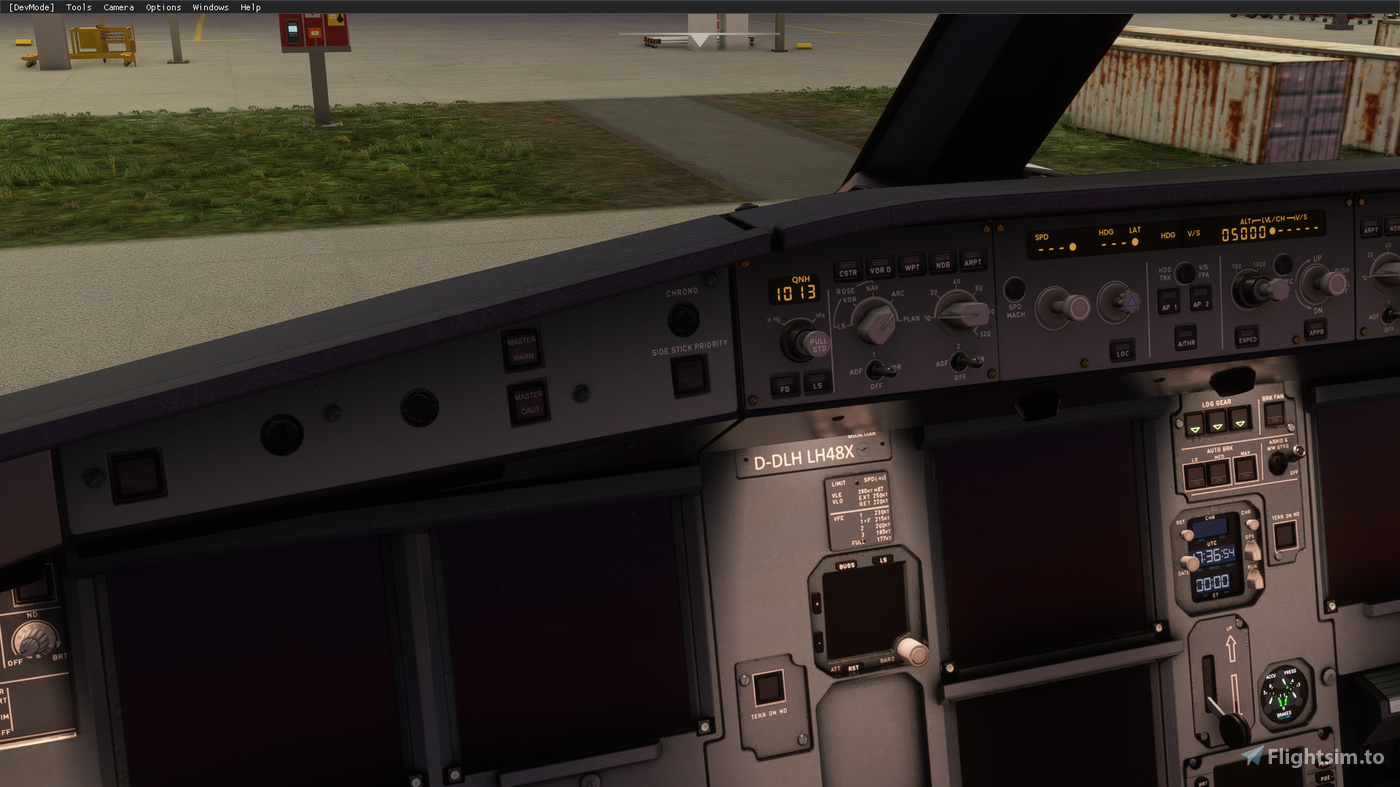 LUFTHANSA Selcal Code Plate for A32NX for Microsoft Flight Simulator | MSFS