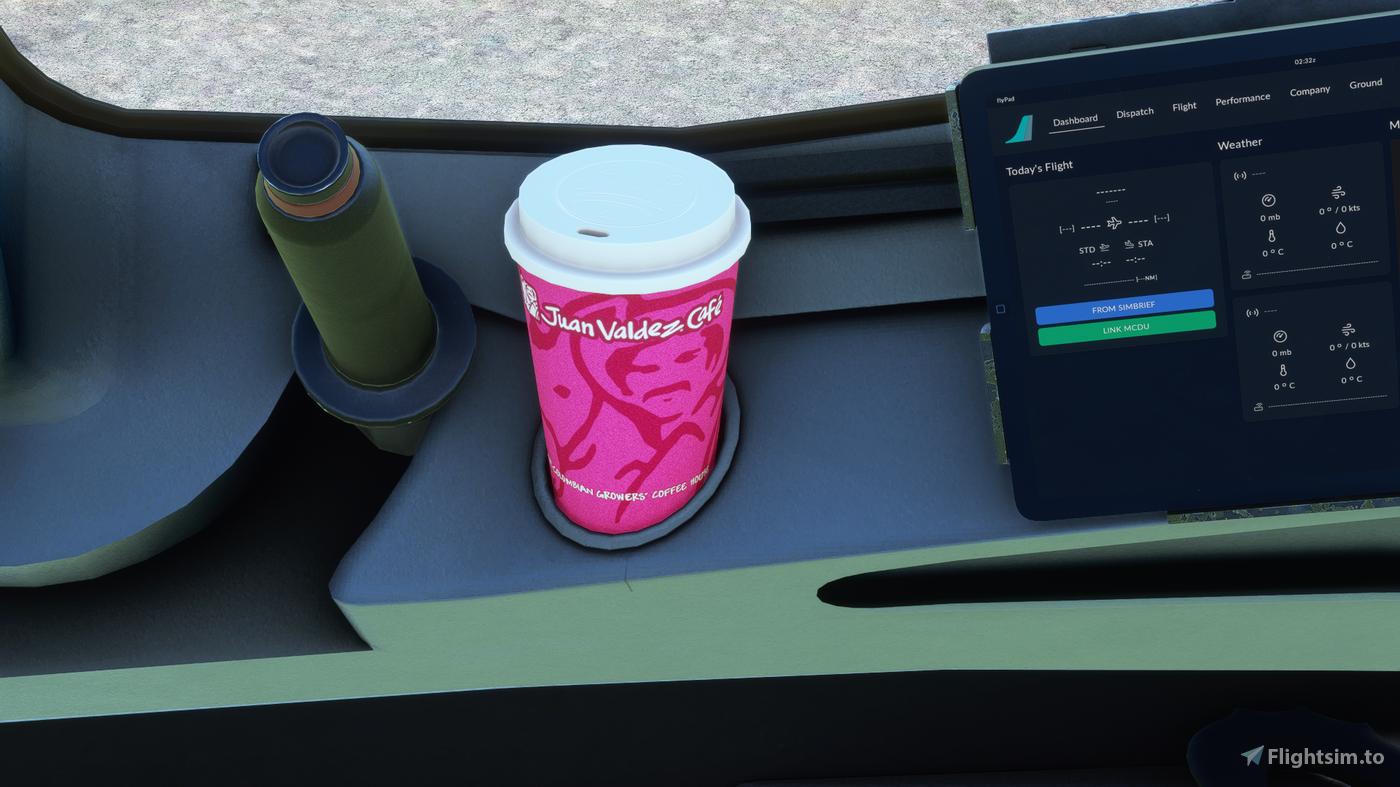 Juan Valdez Coffee Cups for Microsoft Flight Simulator | MSFS