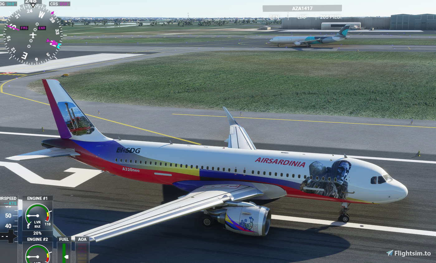 A320NX Livery for AIRSARDINIAVIRTUAL Virtual Airline for Microsoft ...