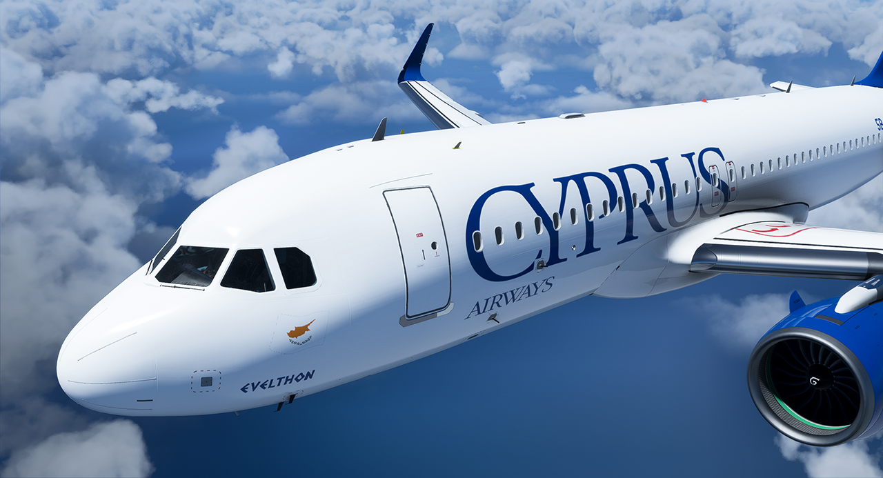 Cyprus Airways "Old Colours - EVELTHON" for Microsoft Flight Simulator ...