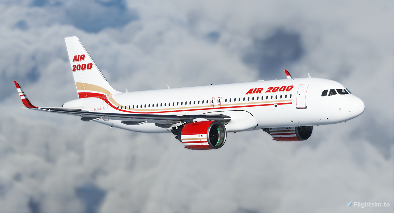 Air 2000 1987 Colours "AIR2BOB" for Microsoft Flight Simulator | MSFS