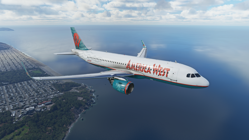 America West "Dirty" [8K] - A320Neo for Microsoft Flight Simulator | MSFS