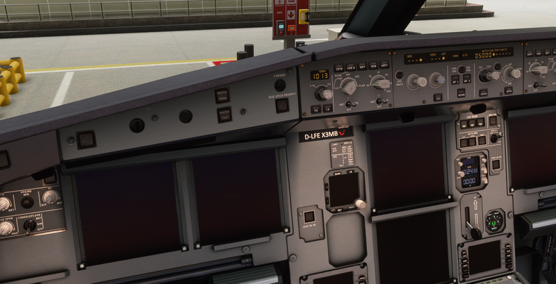 Cockpit Additions for FlyByWire A32NX on Microsoft Flight Simulator