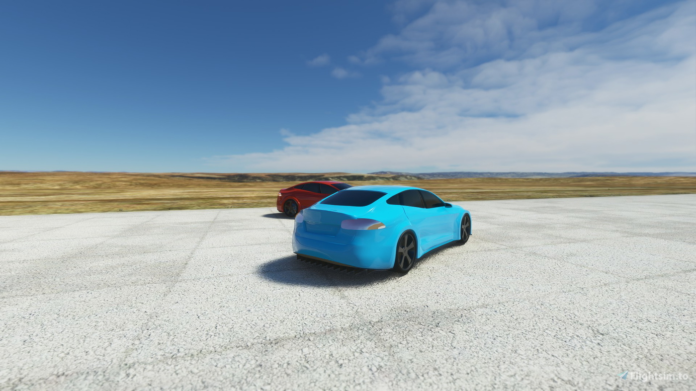 Tesla Model S Sport Concept Pack for Microsoft Flight Simulator | MSFS