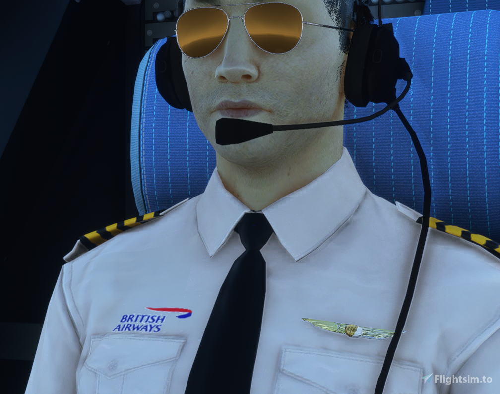 BA PILOT SHIRT MOD for Microsoft Flight Simulator | MSFS